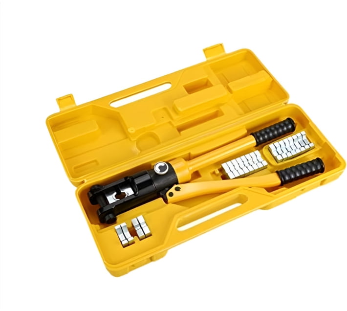 Generic 19-Piece 11 Ton Hydraulic Wire & Battery Cable Crimper Tool ...