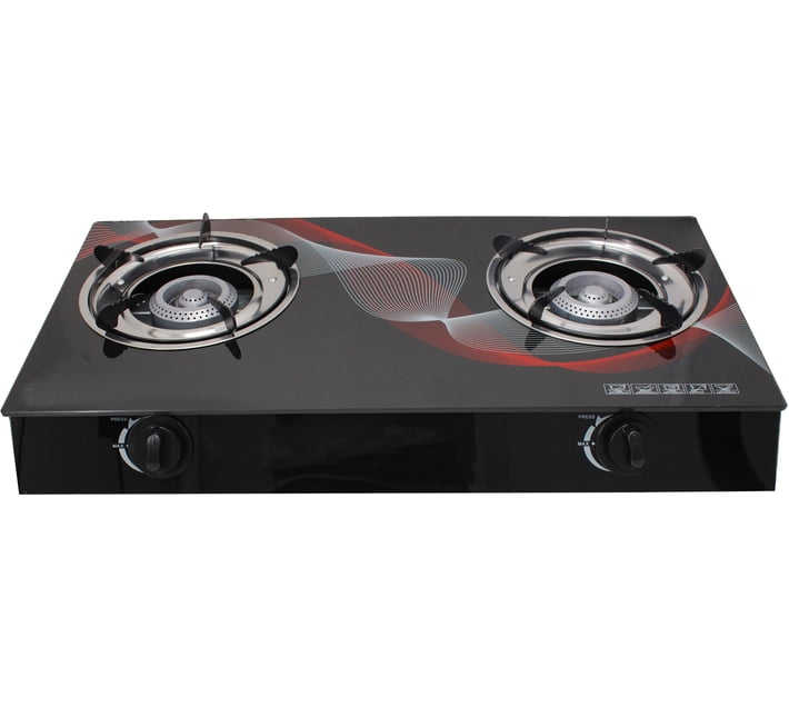 LDE 7102R Stainless Steel Automatic Gas Stove (2 Burners) | Makro