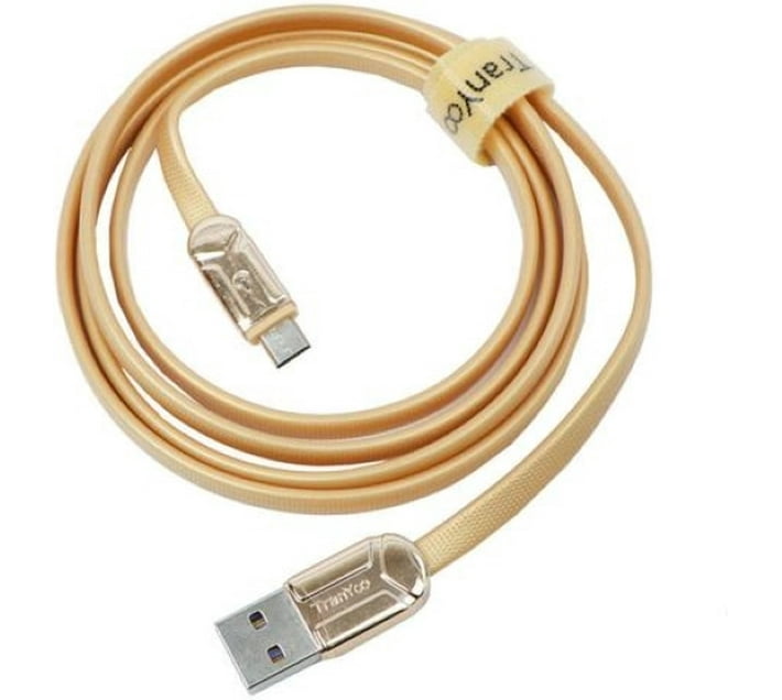 Tranyoo USB Type A To Micro USB 1 m X12-V (Compatible with Mobile, Gold ...