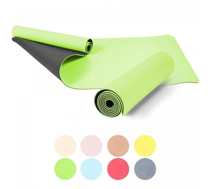 Someone’s in a Makro Yoga mat black/green 180 x 60 x 0.6 cm Mood