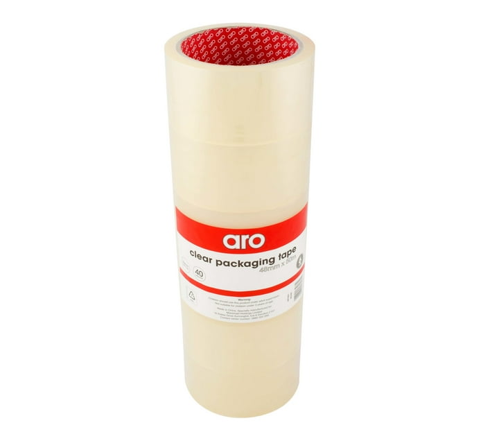 Someone’s in a Makro ARO 48 mm x 50 m Clear Packaging Tape 6-Pack Mood
