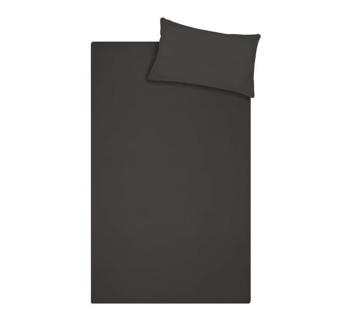Someone’s in a Makro Sheraton King Cotton Percale Duvet Cover Charcoal Mood