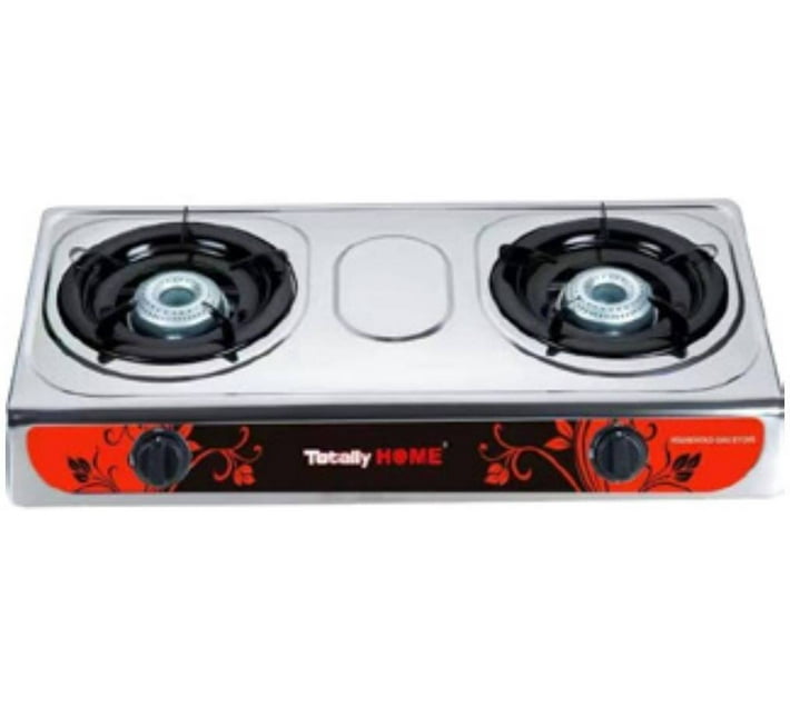 Totally Home TH76 Stainless Steel, Aluminium Automatic Gas Stove (2 ...