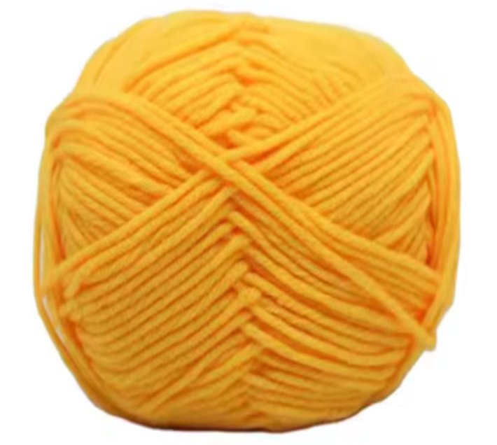 LONDZ Mustard Yellow Wool Knitting Wool Art and Craft Kit (Mustard ...