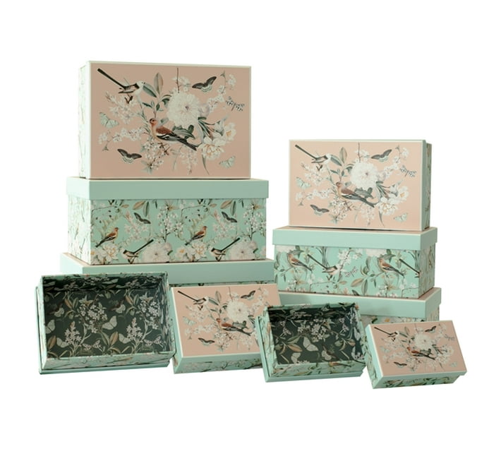 Someone’s in a Makro 10 NESTED BOXES APPLE BLOSSOM Mood