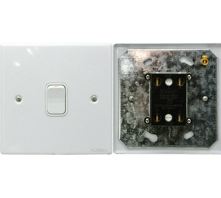Alphacell Switch isolator steel (white) 60a -4x4 16 A Manual Electrical Switch | Makro