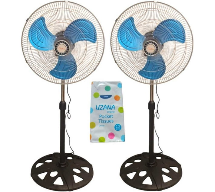 SPSP Condere B 70 mm Ultra High Speed 3 Blade Pedestal Fan (Black, Pack ...