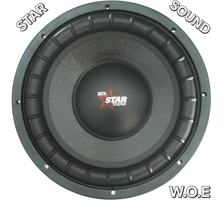 STAR SOUND SSW-F12-3150 Subwoofer Rear Deck Mounted Round Car Speaker ...