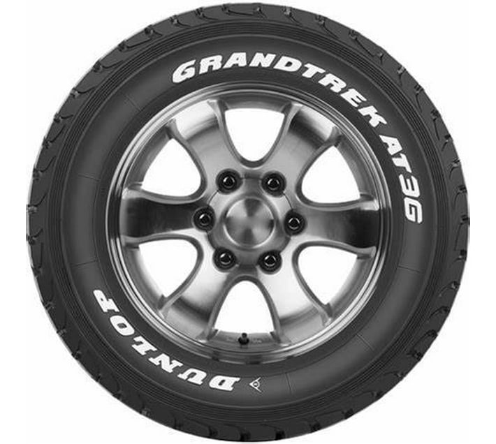 DUNLOP 265/60R18 AT3G WLT 114S 4 Wheeler Tyre (265/60R18, Tube Less ...