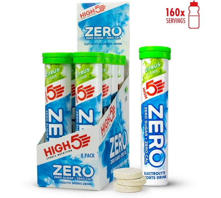 High5 Nutrition High 5 Zero (8 Tubes) Citrus Hydration Drink (Citrus ...