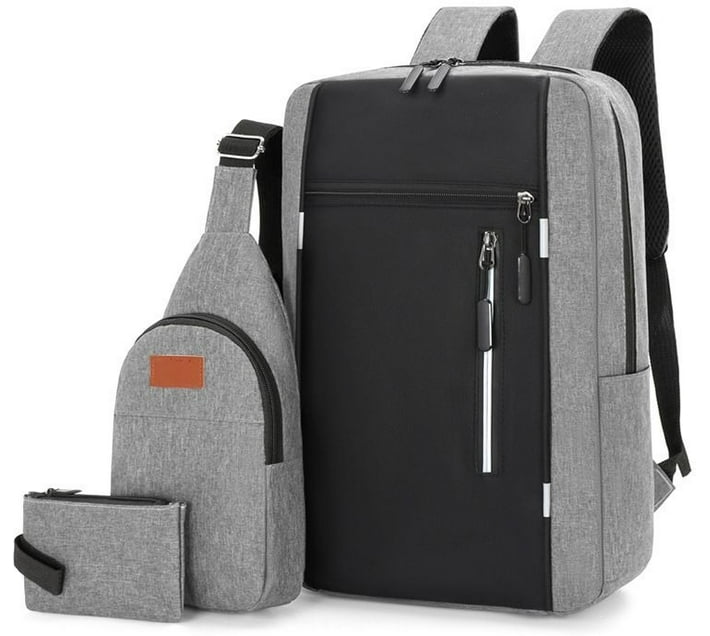 sozo skkan8344 5 l Laptop Backpack (Black, Grey) | Makro