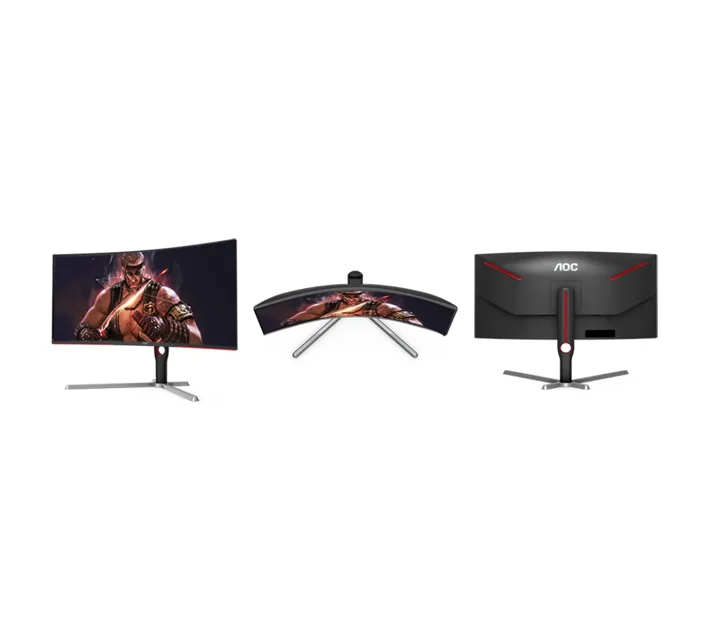 Someone’s in a Makro Aoc Agon Monitor: 34`` Curved Monitor 3440 X1440 ...