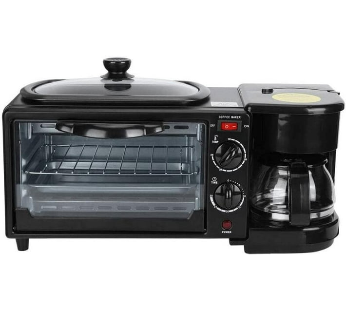Perfect Dealz 3 in 1 Mini Oven Electrical Breakfast Maker 2 Cup Coffee ...