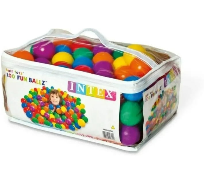 Intex 6.5CM SMALL FUN BALLZ Ball Pits (Multicolour) | Makro