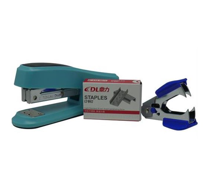 Someone’s in a Makro DLOffice Basic Mini Half Strip Stapler Set Blue – Mood