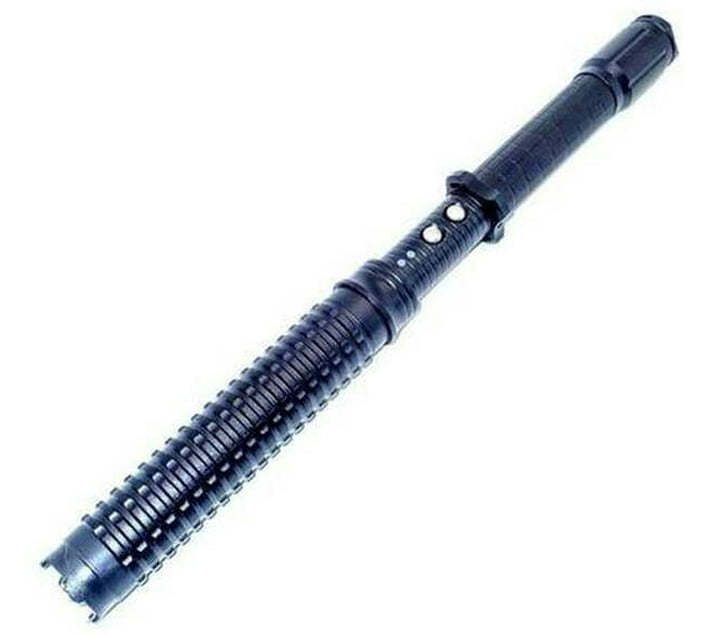 Generic Baton Taser Flashlight 0 sec Torch Emergency Light (Black) | Makro