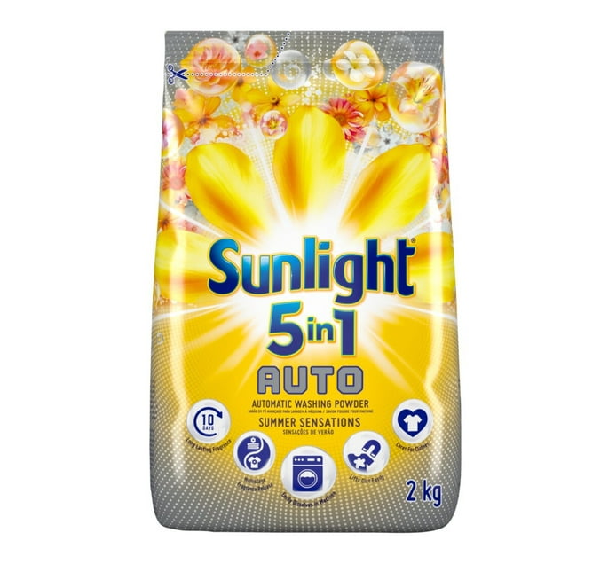 Sunlight 1 x 2kg Auto Washing Powder | Makro