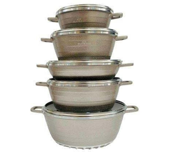 Bosch MOT00307 Non-Stick Coated Aluminium Cookware Set (10 - Piece) | Makro