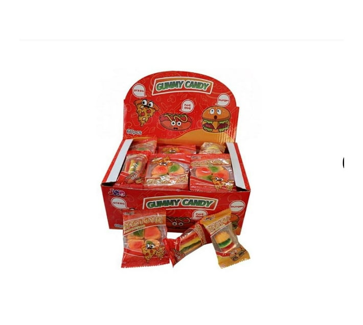 Someone’s in a Makro Fast Food Gummy Candy Pack of 60 Sweets Mood