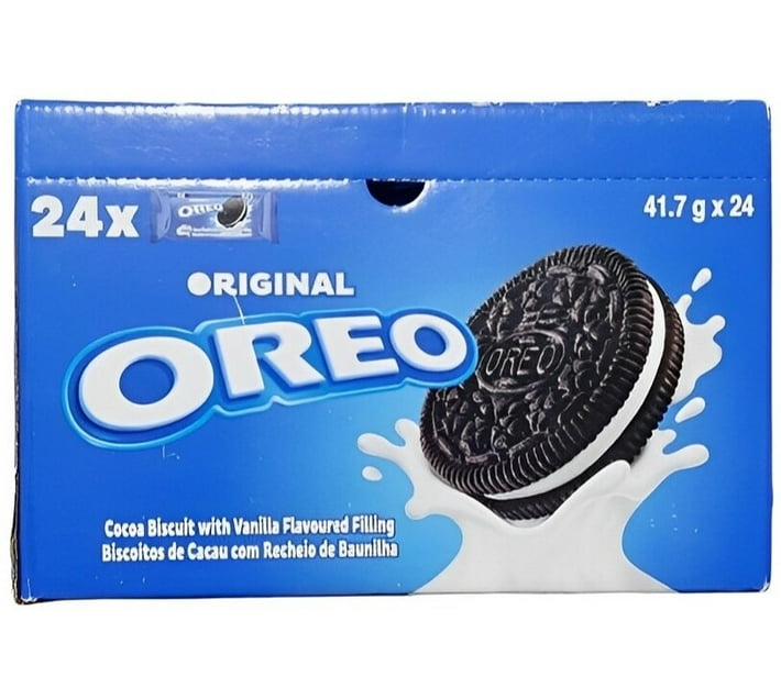 Buy OREO Original Creame Biscuits 41.7g (Pack of 24) Cream Sandwich ...