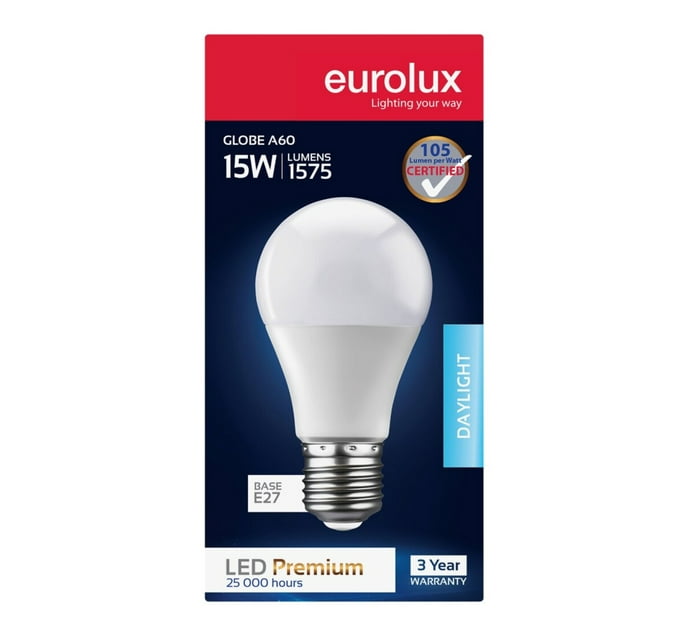 Eurolux LED GLOBE DL A60 15W E27 | Makro