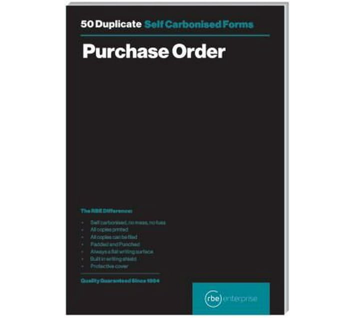 RBE F0096-1 Purchase Order Pad Duplicate A5 (1 Sets) | Makro