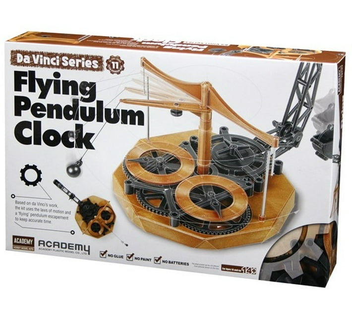 ACADEMY Da Vinci Flying Pendulum Clock Craft Kits Art and Craft Kit ...