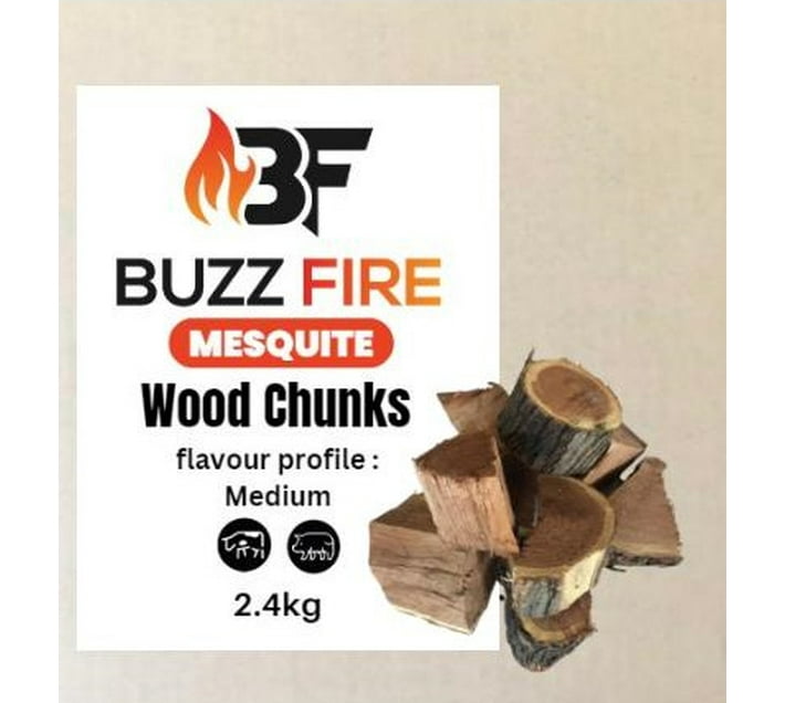Buzz Fire Mesquite Wood Chunks (2.4 Unit) | Makro