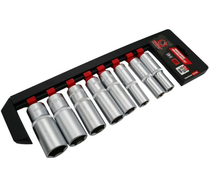 stier Professional Long Series Socket Set - 8 Piece Socket Set (Pack of ...