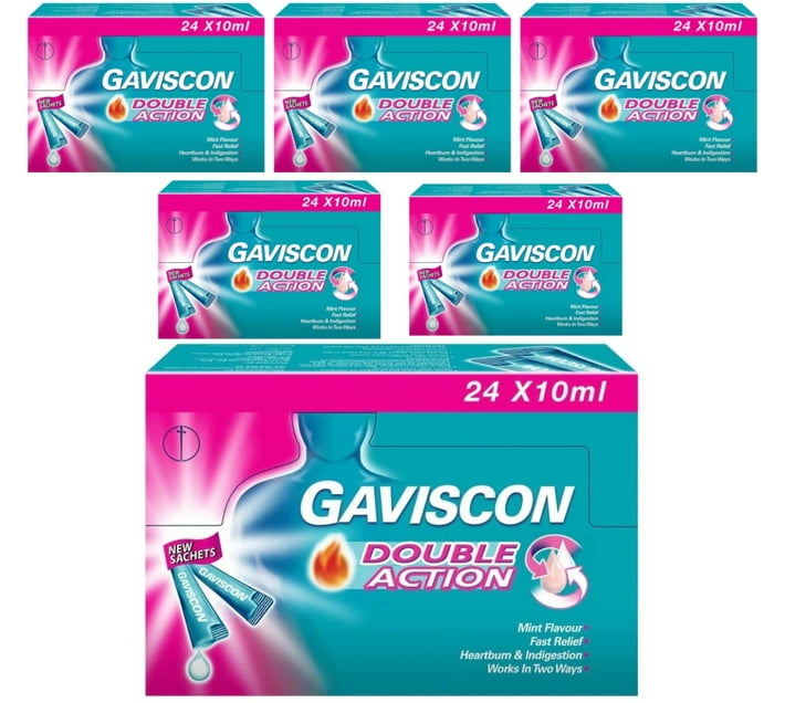 Buy Gaviscon Double Action Liquid Sachets (Pack of 144) in Bulk | Makro ...