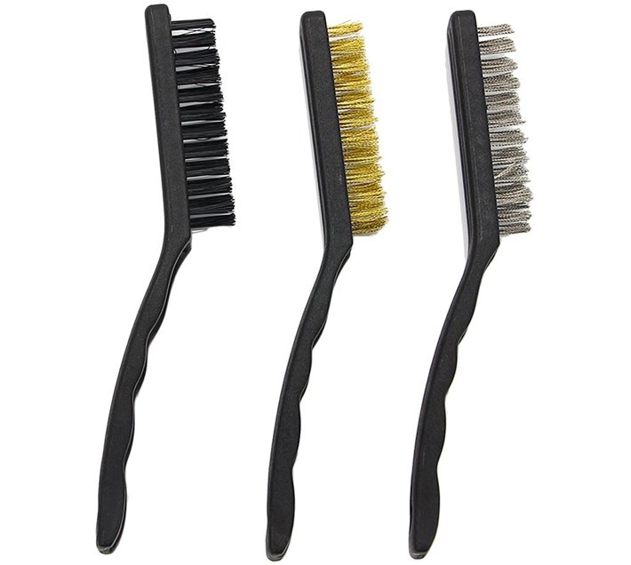 SHIND Steel Continuous End Straight Wire Brush (Pack of 3) | Makro