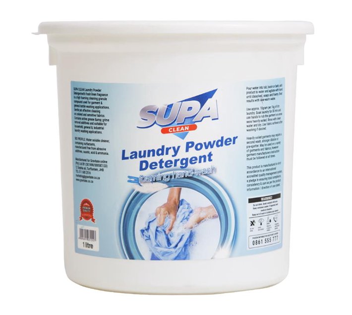 Someone’s in a Makro SUPA CLEAN Hand Wash Laundry Powder Detergent High ...