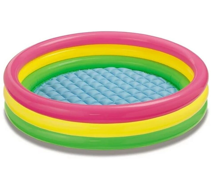 TGT- Inflatable Sunset Glow Colorful Pool Swimming Pool (Multicolour ...