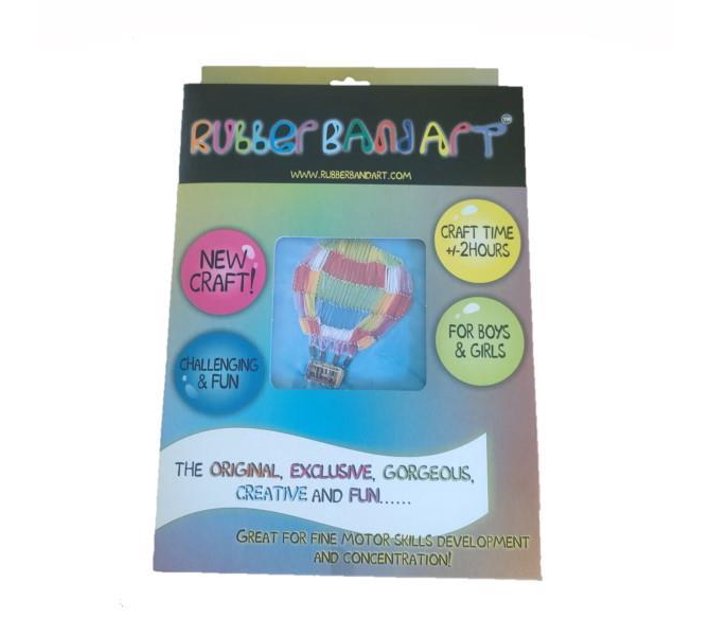 Someone’s in a Makro Rubber Band Art - Hot Air Balloon Mood