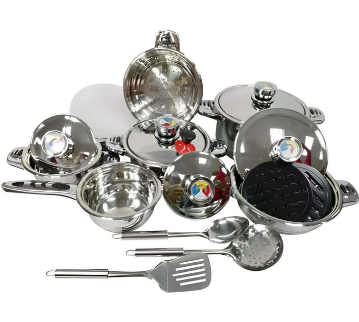 Sastro S12-S Stainless Steel Cookware Set | Makro