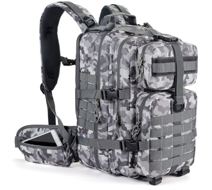 Generic Tactical Molle Backpack with Bulletproof Panel Insert 40 l ...
