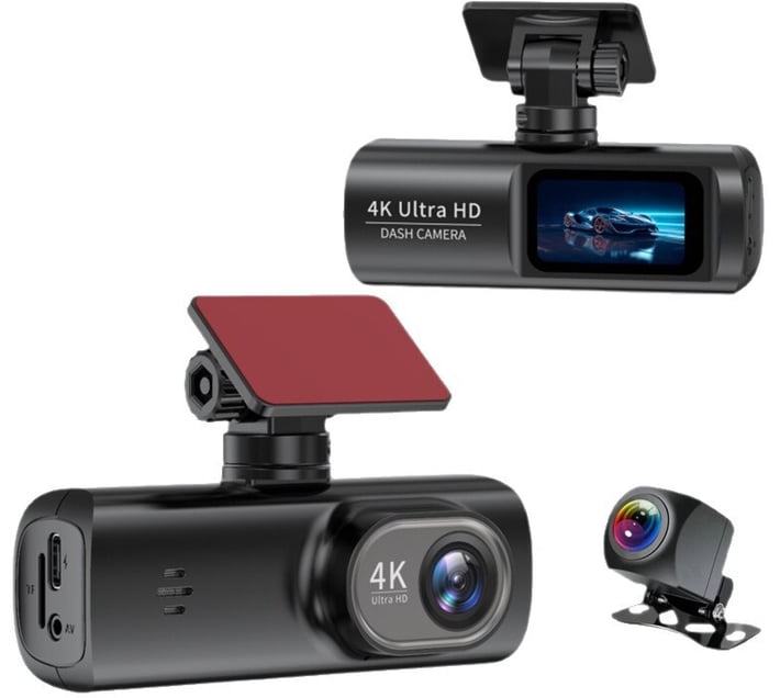 Buy LuckyUnion 4K driving recorder HD night vision front and rear dual ...