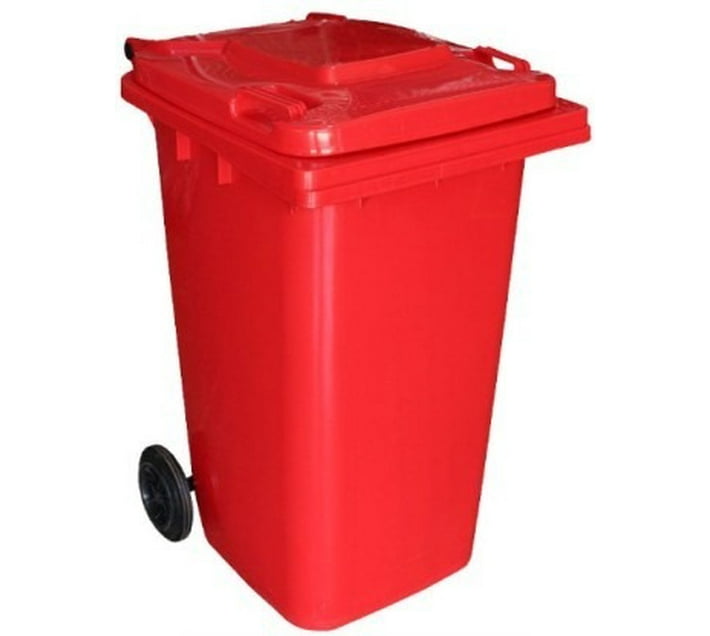 Buy Wheelie bin Red 240lt Plastic Dustbin (Red) in Bulk | Makro Business