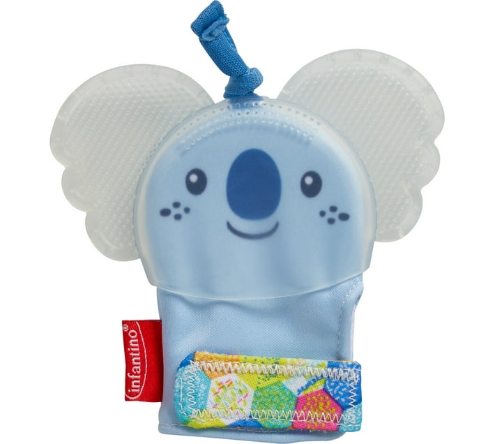 Infantino Crystal Clear Play&Teethe Mitten Teether (Multicolour) | Makro