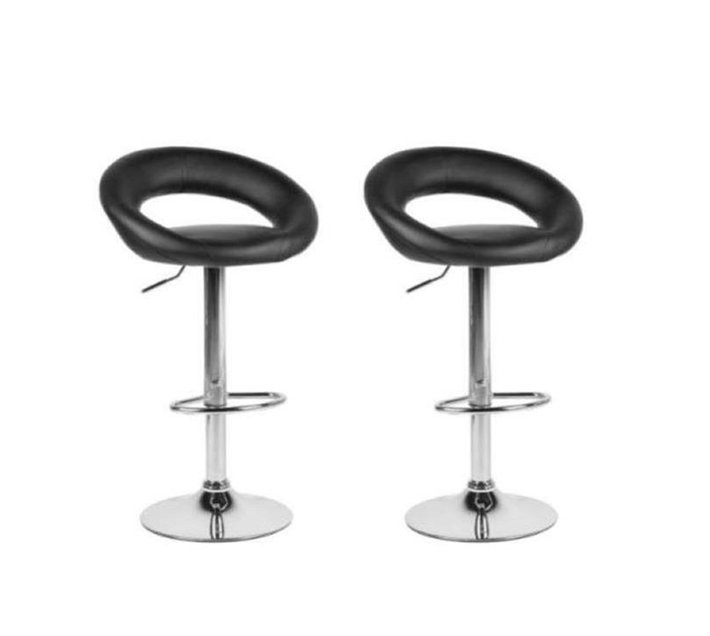 Someone’s in a Makro FEMZ Faux Leather Swivel Bar Stools Black - set of ...