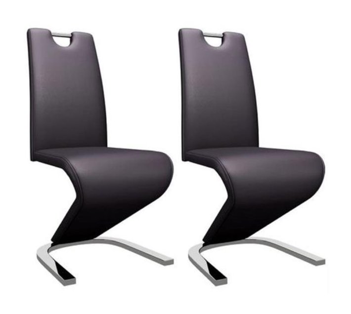 Someone’s in a Makro Set of 2 Z-Shape Luxury and Modern Dining Chairs ...
