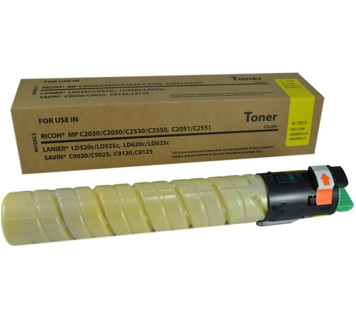 INTEGRAL Integral DT2550YLW YELLOW Toner for Ricoh MP-C2030/2050/2530 ...