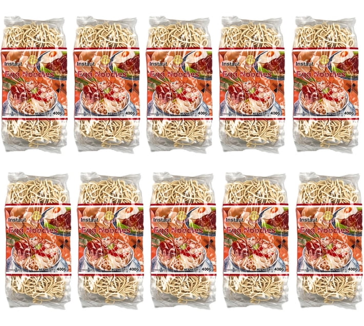 Instant Egg Noodles Hakka Noodles Vegetarian (10 x 400 g) | Makro