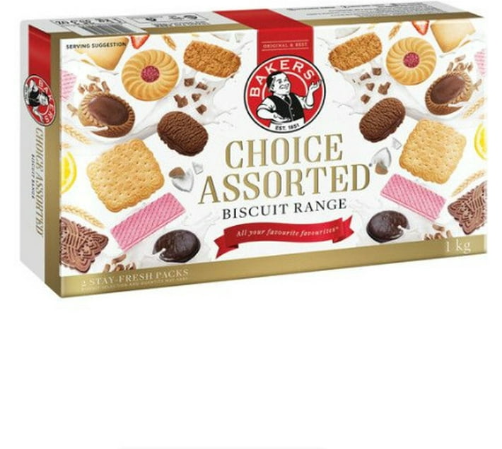 Buy Bakers Choice Assorted Biscuit Range Cookies (1 kg) in Bulk | Makro ...
