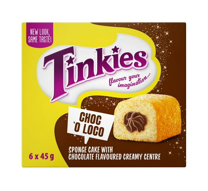 Buy Tinkies Choc 'O Loco Sponge Cake 6 x 45g in Bulk | Makro Business