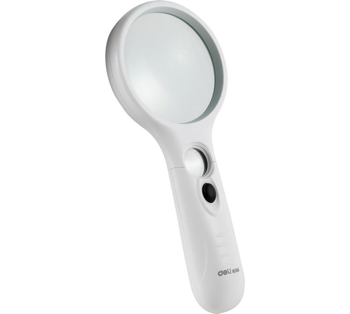 Deli Stationery Magnifier 2.5 times (11 times) 2.5 times (11 times ...