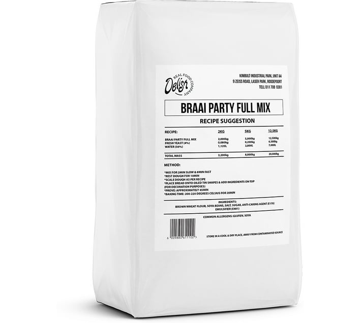 Delish Real Food Company Braai Party Full Mix 12500 g | Makro