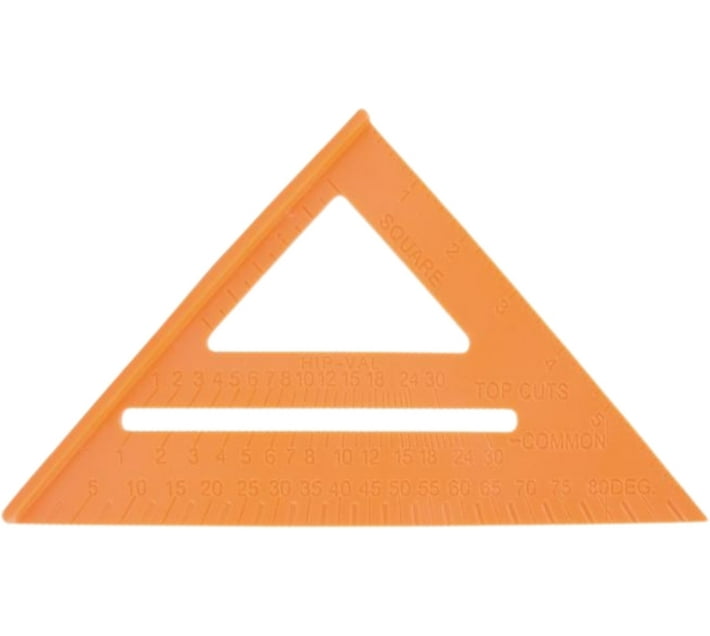 Yiad 51200 Plastic Triangle Ruler 150MM Ruler (Orange) | Makro
