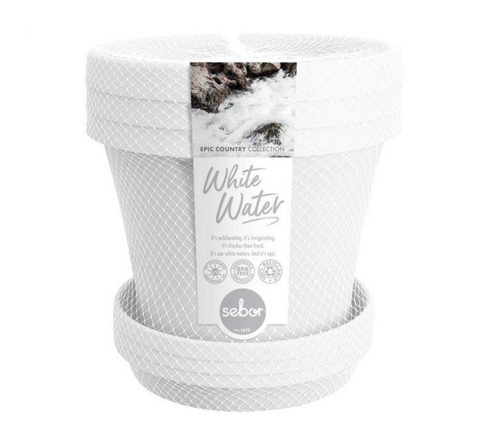 Someone’s in a Makro Sebor Suppot & Saucer Set 20cm White Water 3 Set x ...