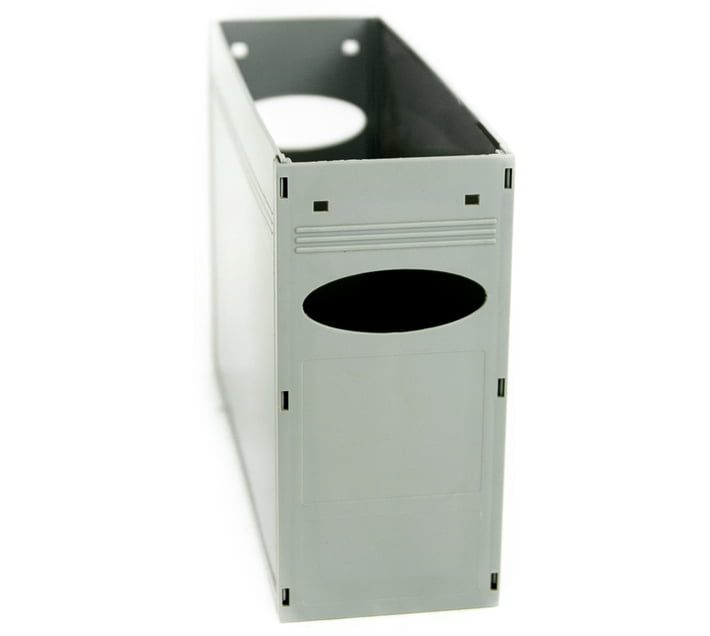 Buy pp Plastic A4 Grey Solid Filing Container (Set of 10, Grey, Grey ...